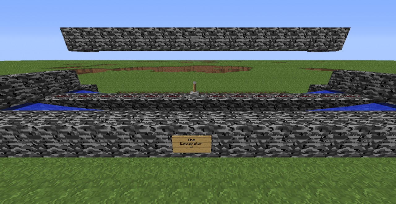 The Excavator 1 and 2 Minecraft Map