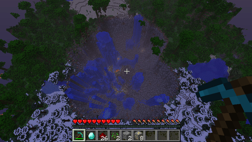 GIANT HOLE IN GROUND :) Minecraft Map