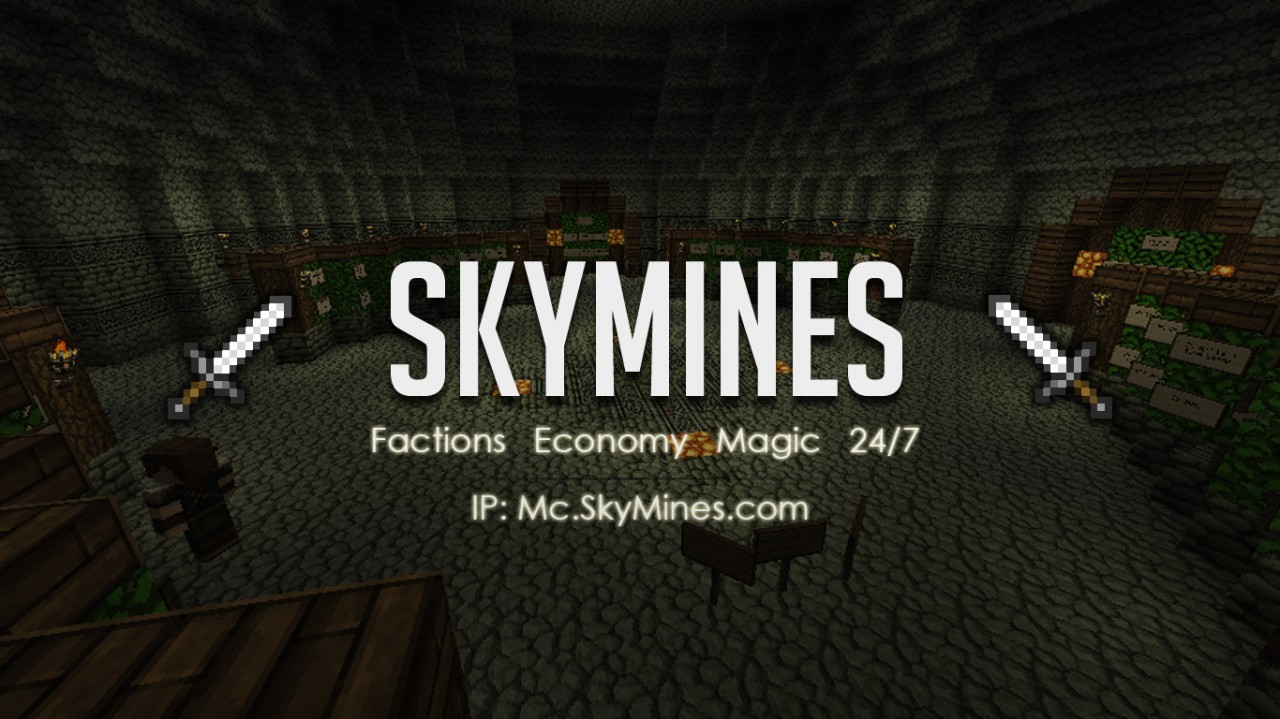 Σ SkyMines 24/7 // 1.4.2 // Factions \\ SSD \\ No-Lag \\ Magic ...