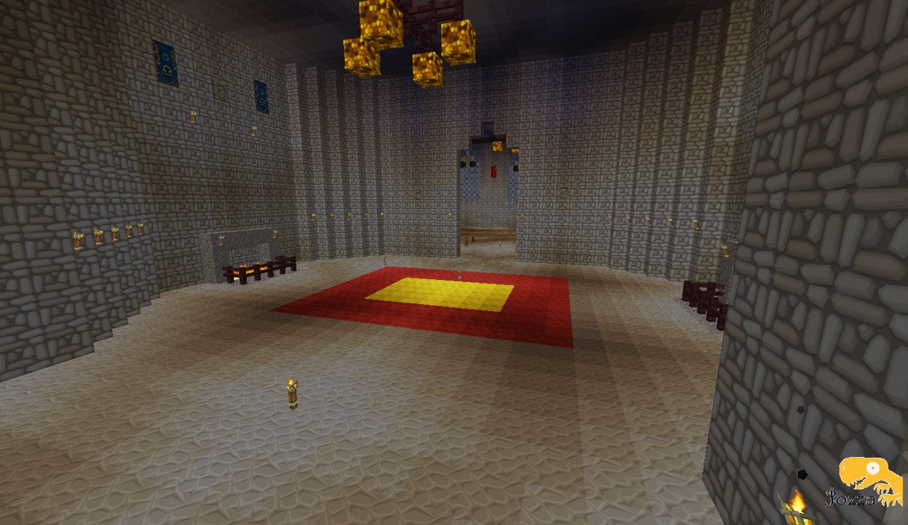 Flat Map Castle Minecraft Map