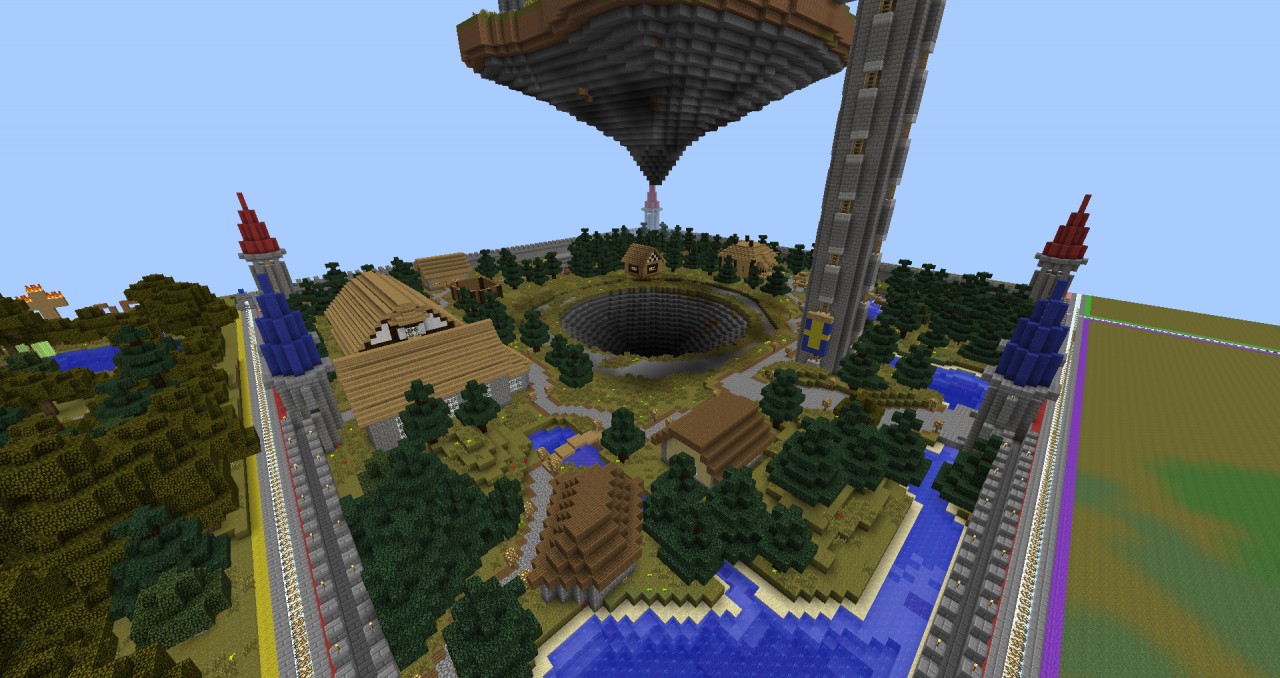 Castle In The Sky Minecraft Map