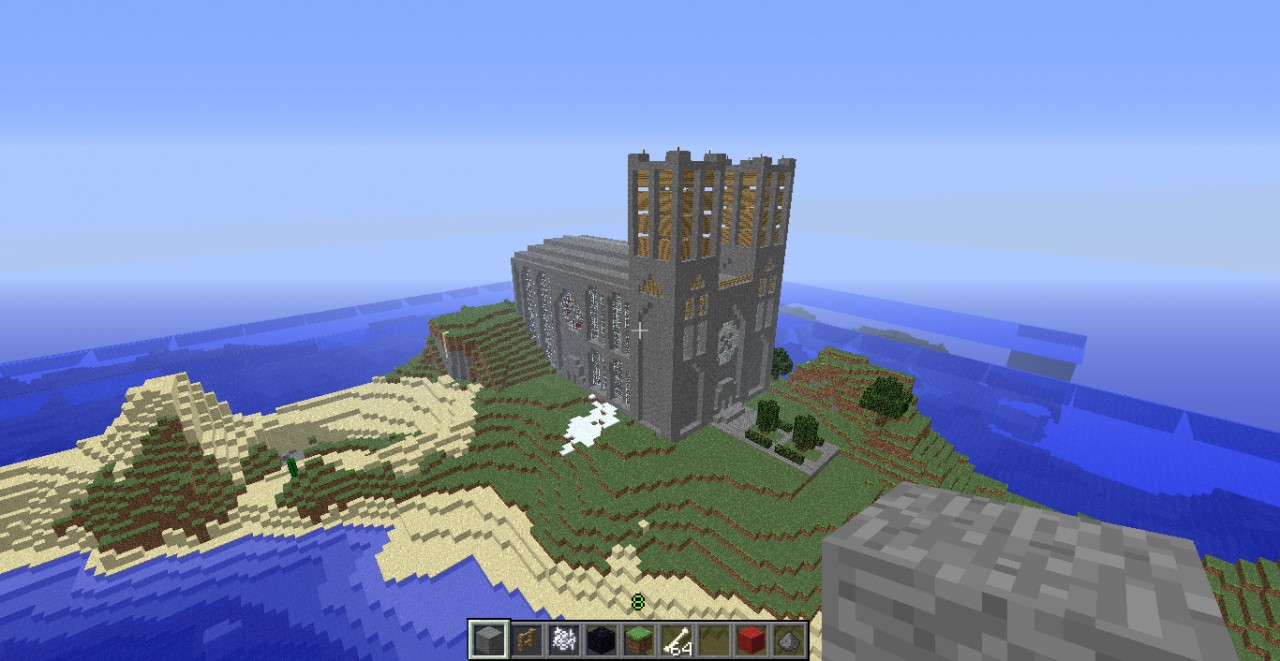 small scale cathedral Minecraft Map
