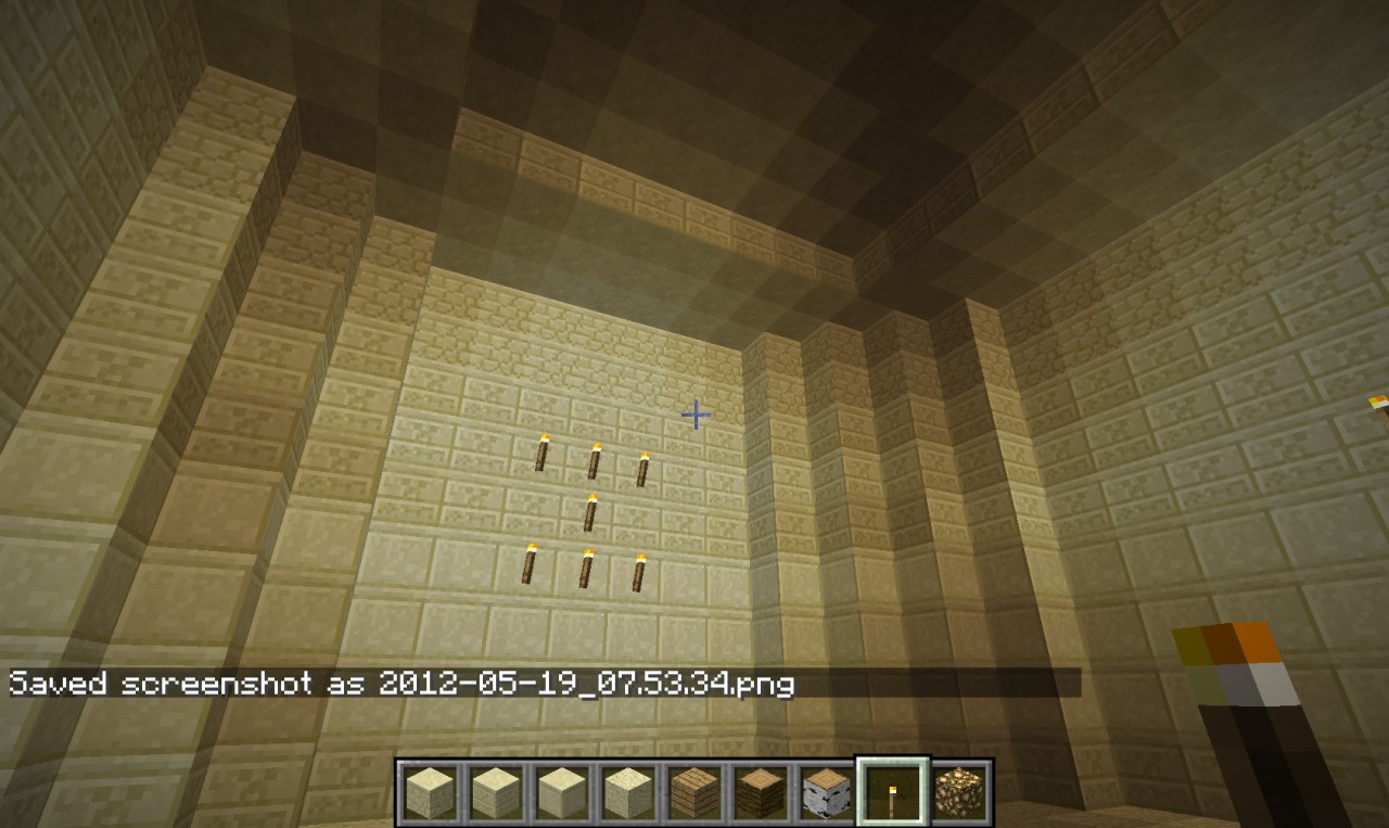sandstone building Minecraft Map