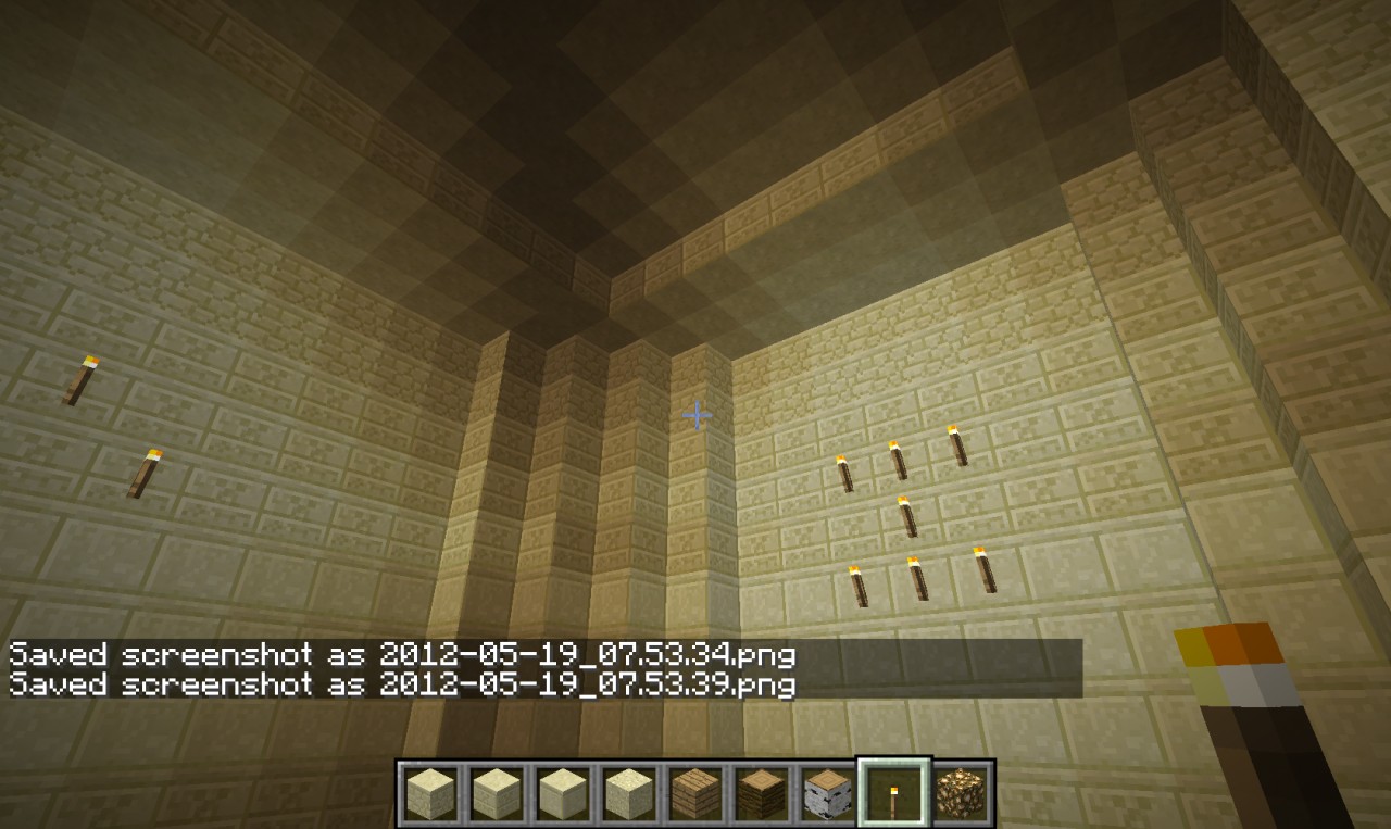 sandstone building Minecraft Project