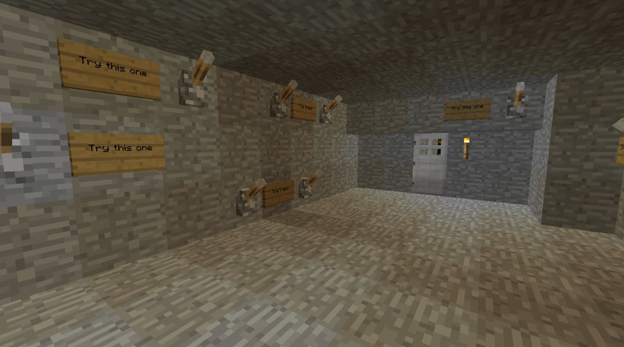 The Redstone Puzzle Minecraft Map