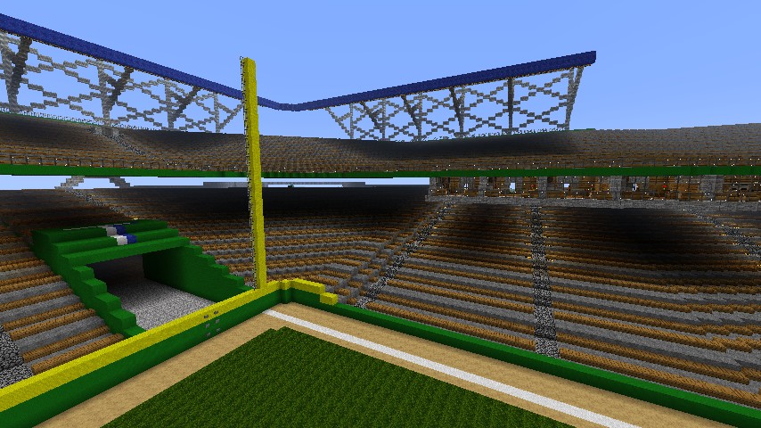 (MLB) Baseball Stadium modeled after Comerica Park Minecraft Map