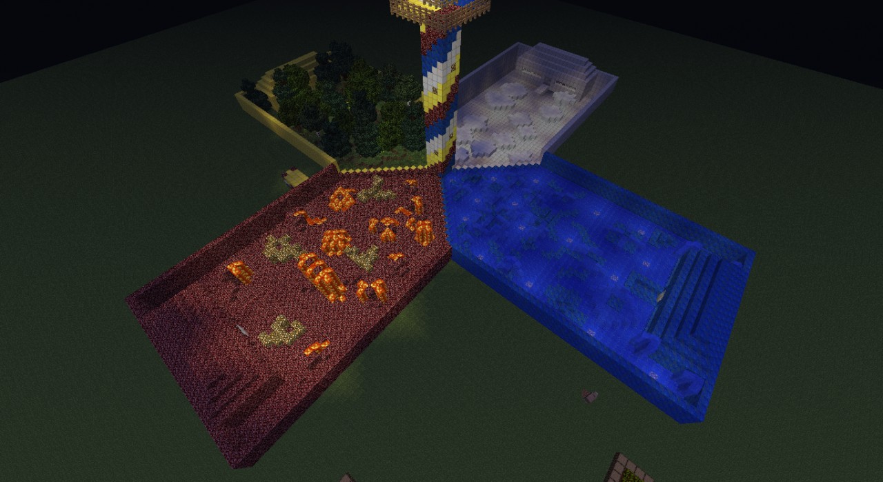 Elemental PVP Arena Minecraft Map