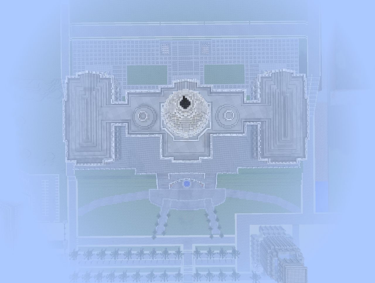 The United States Capitol replica Minecraft Map