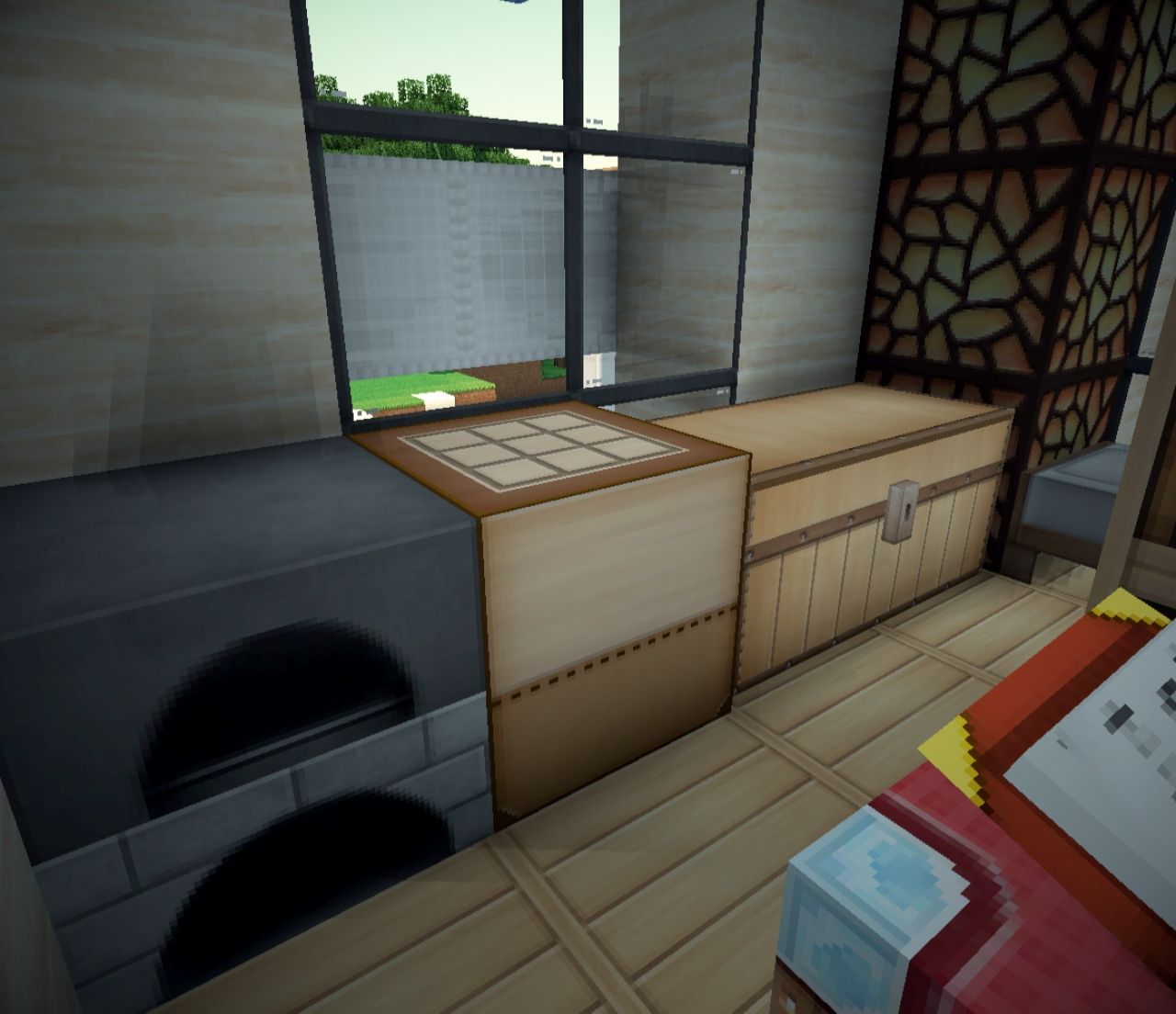 Modern flathouse | 5 floors! Furnitured! WORLD SAVE!!! %) Minecraft Map