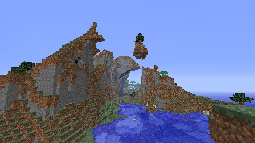A cool seed i found Minecraft Map