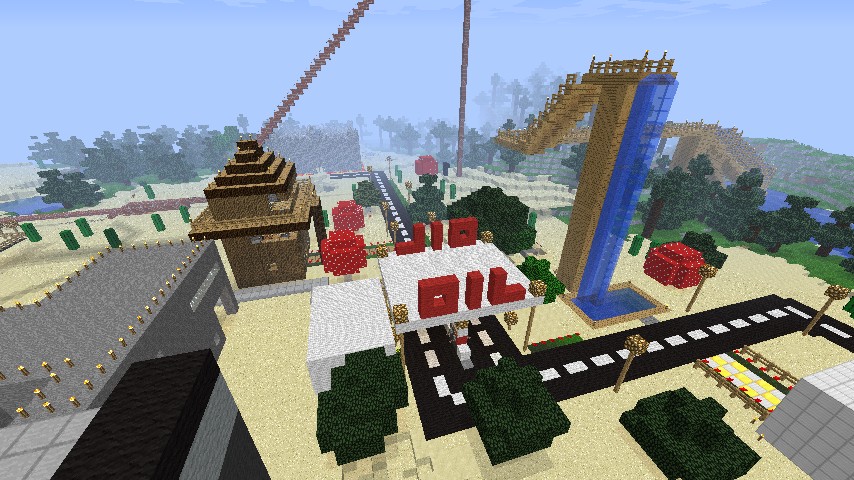 Creative World, Awesome Builds Minecraft Map