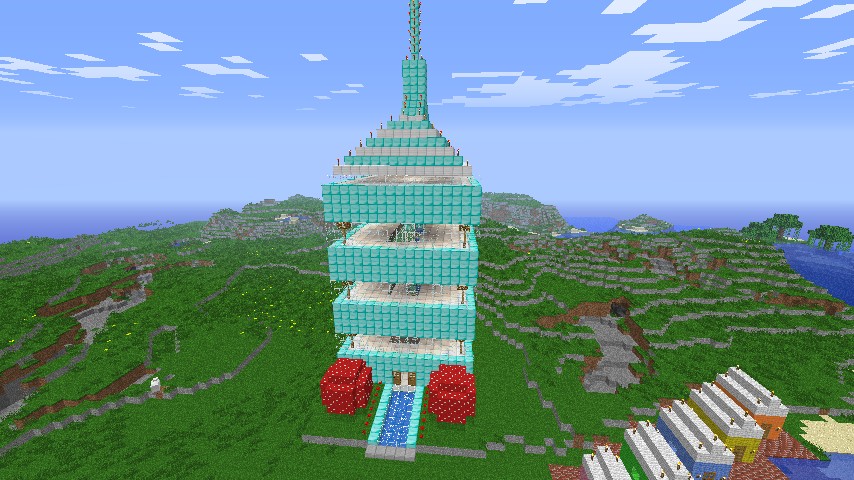 Creative World, Awesome Builds Minecraft Map
