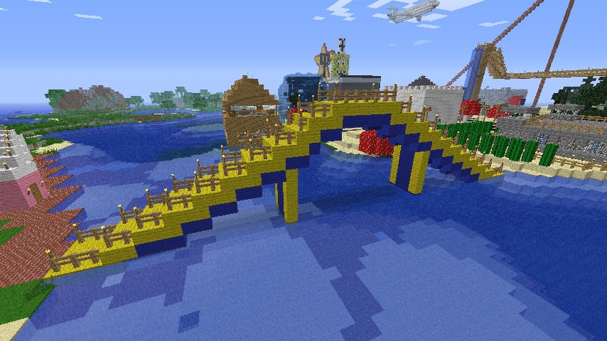 Creative World, Awesome Builds Minecraft Map