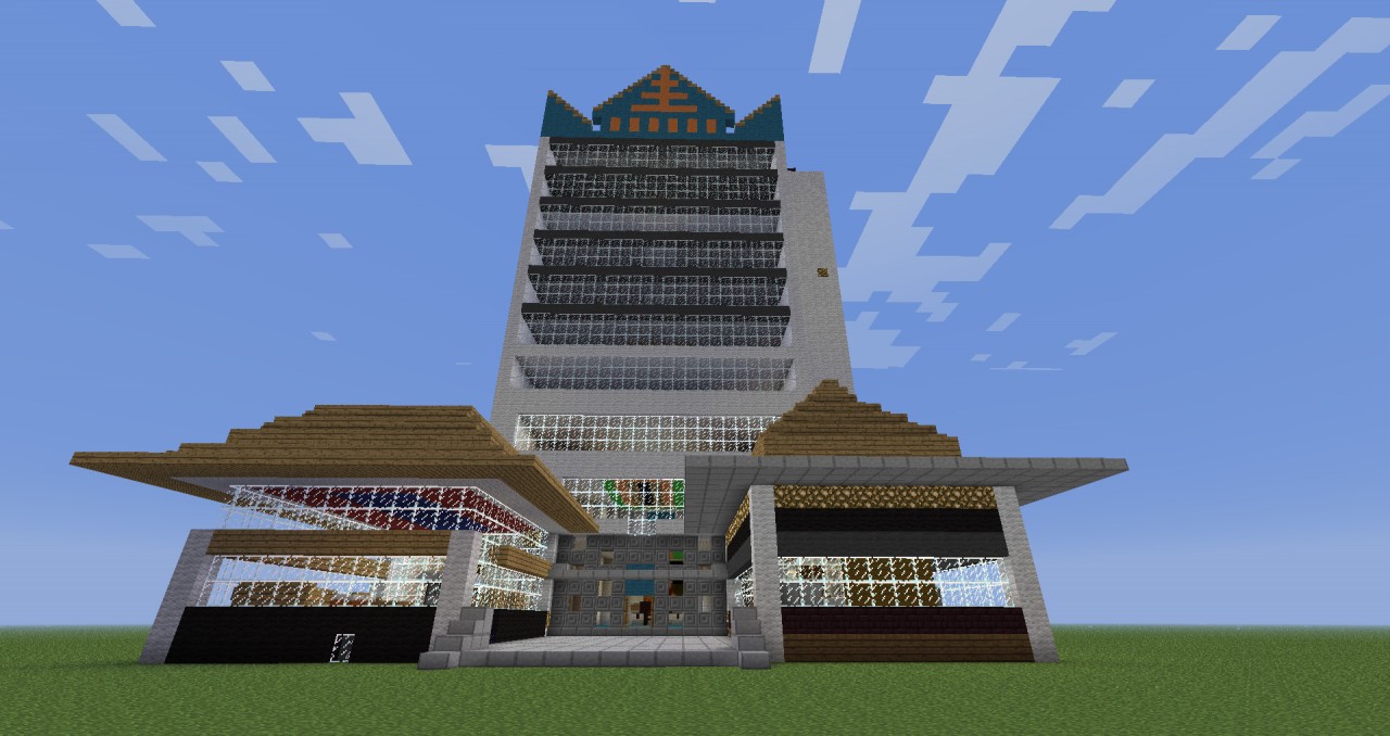 10 story hotel with restaurant and conference room Minecraft Map