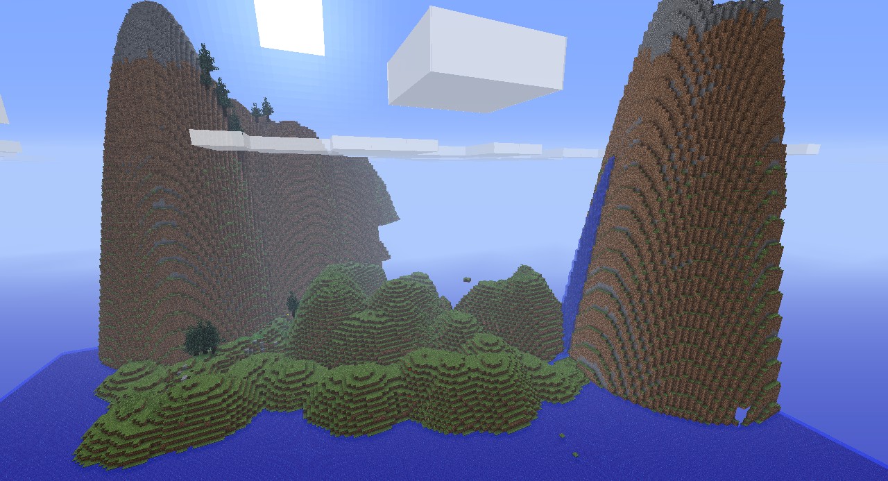 Minecraft Mountain Terrain (Custom Terrain) Minecraft Map