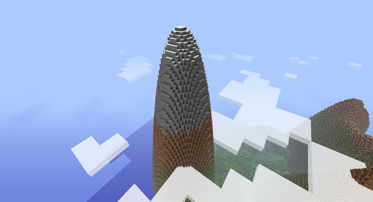 Minecraft Mountain Terrain (Custom Terrain) Minecraft Map