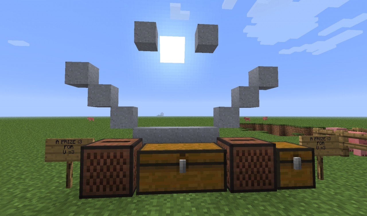 Destroy Village or Kill Pigs Minecraft Map