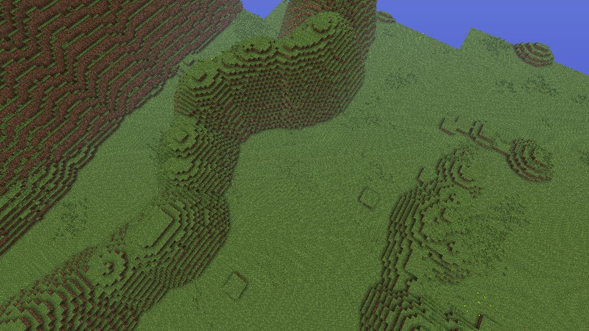 Minecraft Mountains Terrain 2 (Custom Terrain) Minecraft Map
