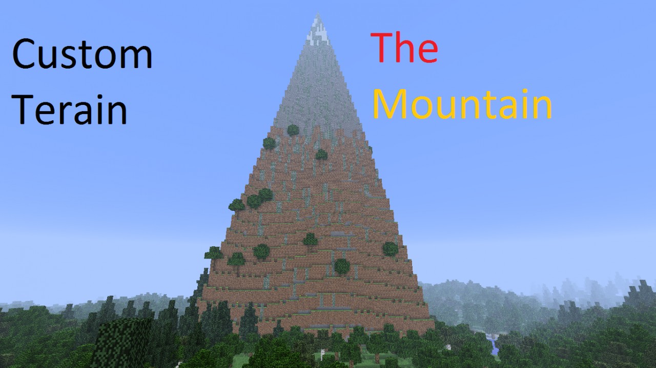 Custom Terain The Mountain Minecraft Map