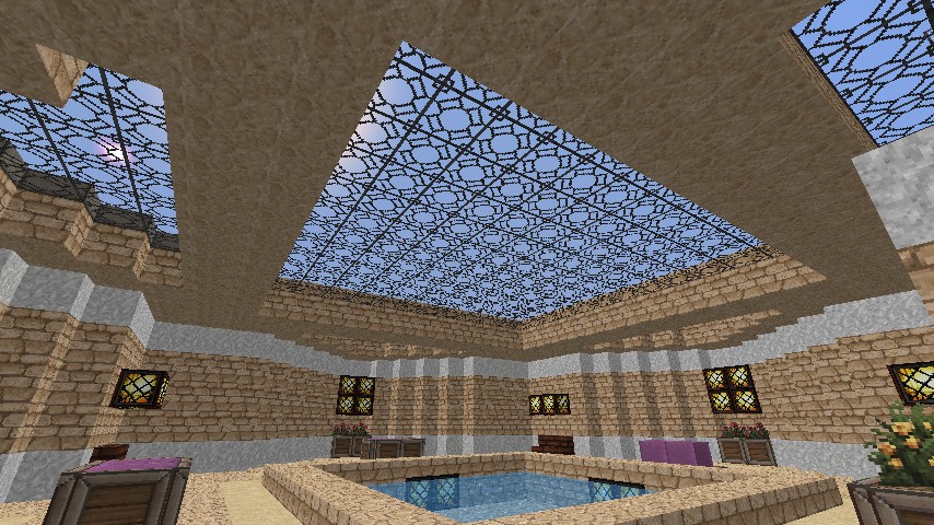 Roman Bath House Minecraft Map