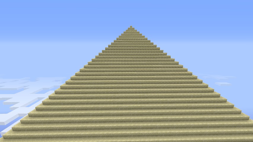 Minecraft Pyramid 1.2.5 (Custom Terrain) Minecraft Map