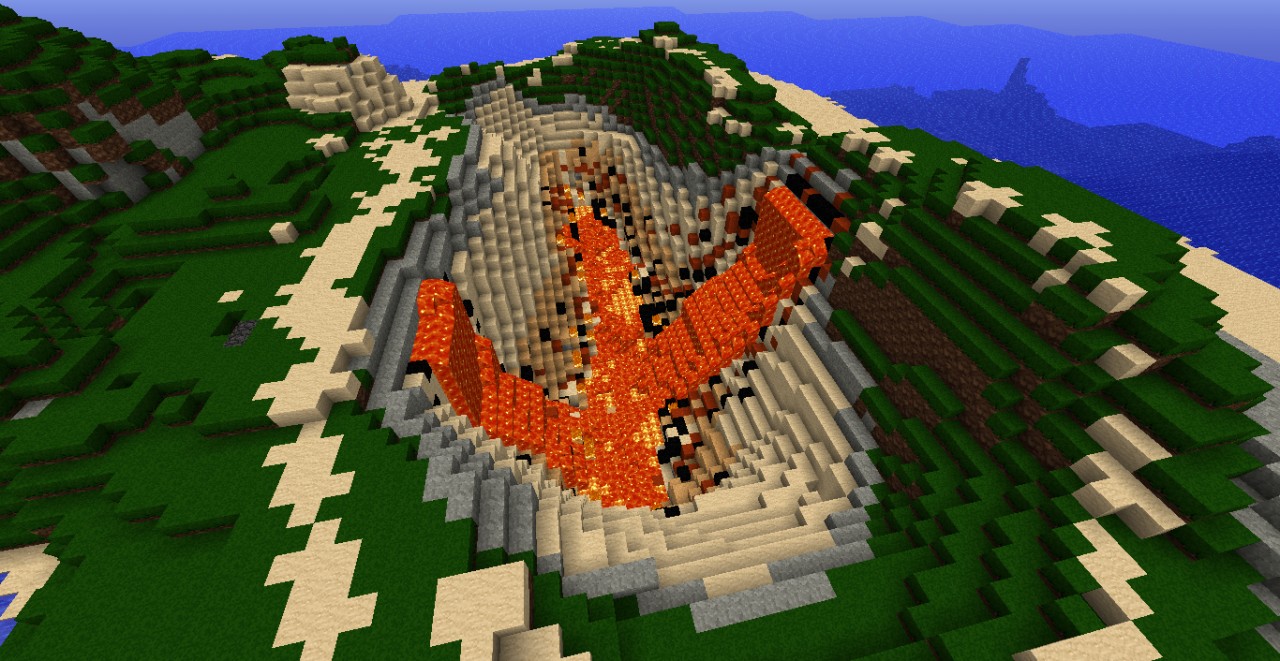 Three terraformed islands (angel block society application) Minecraft Map