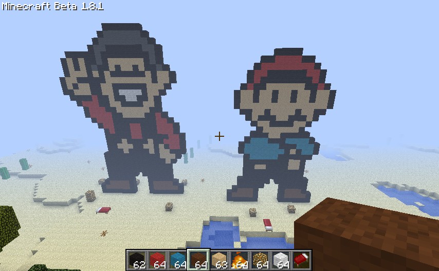 The Superben comic Sprite Set. Minecraft Map