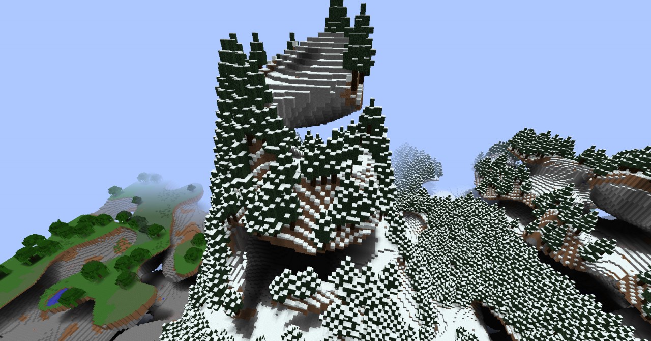 Playing with world painter Minecraft Map