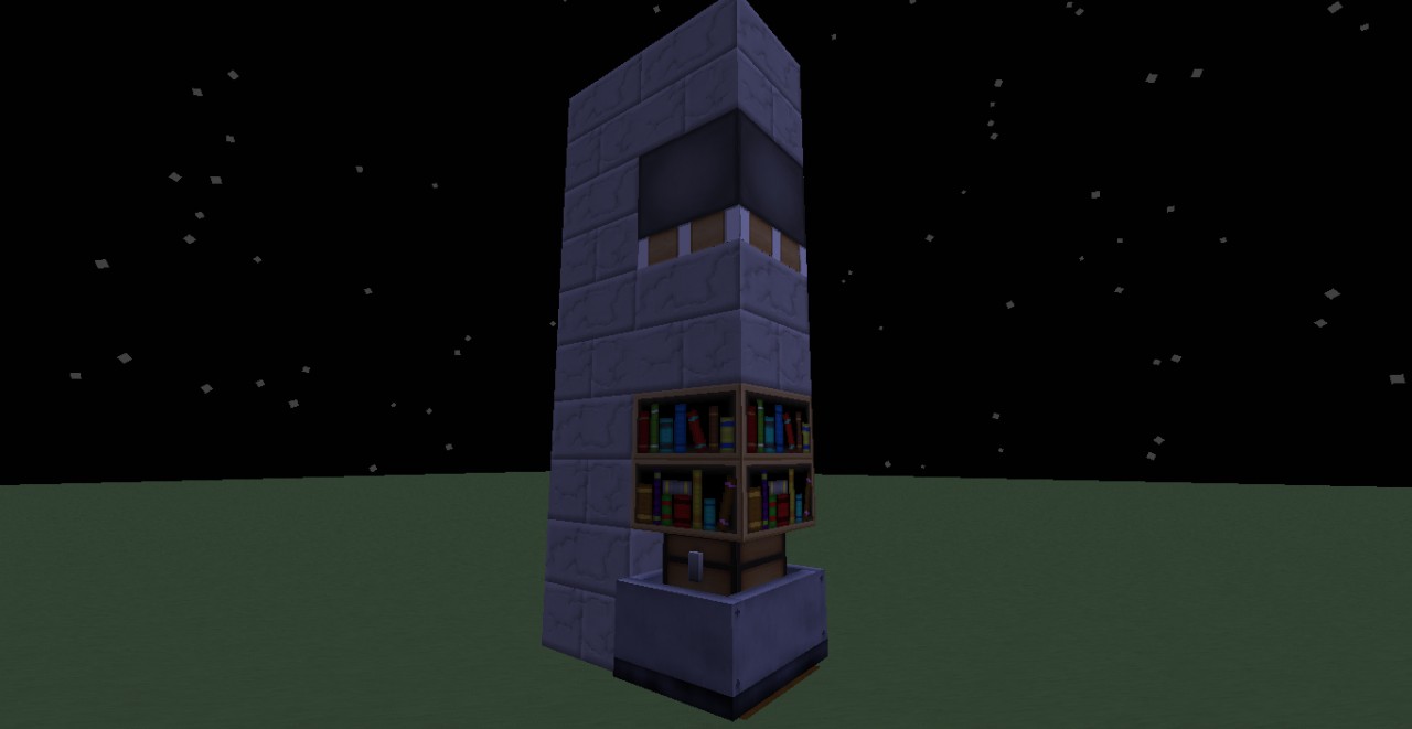 Bookcases that can store books Minecraft Map