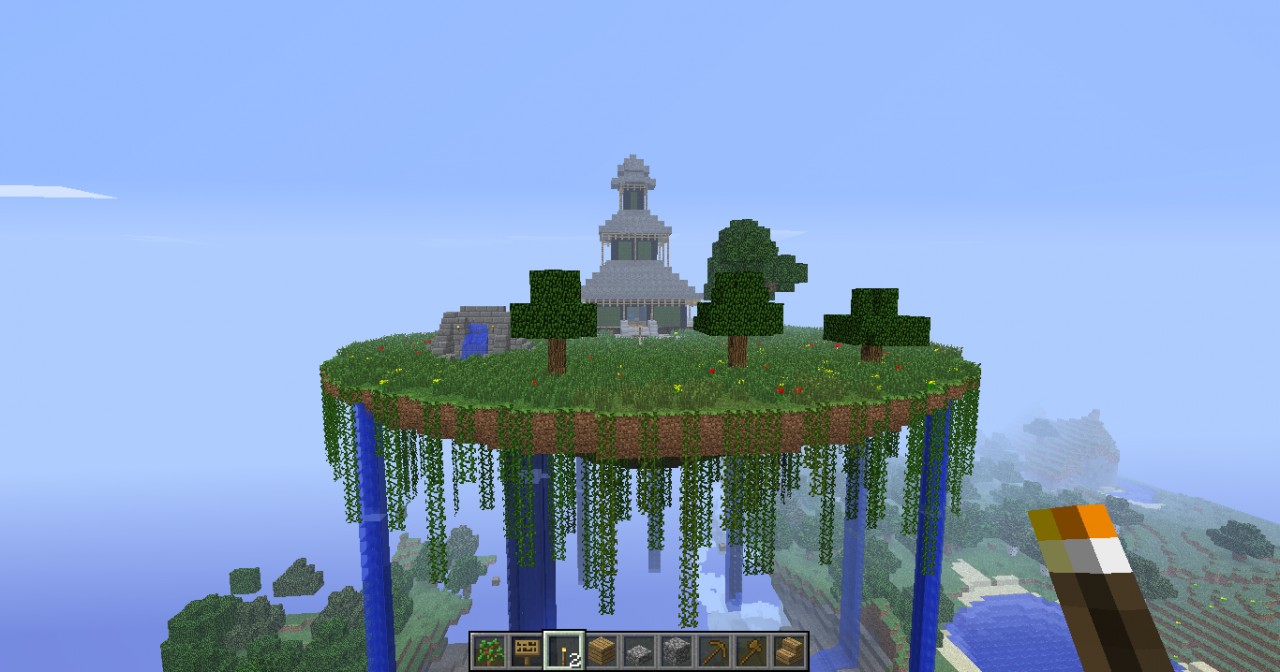 Temple island Minecraft Map