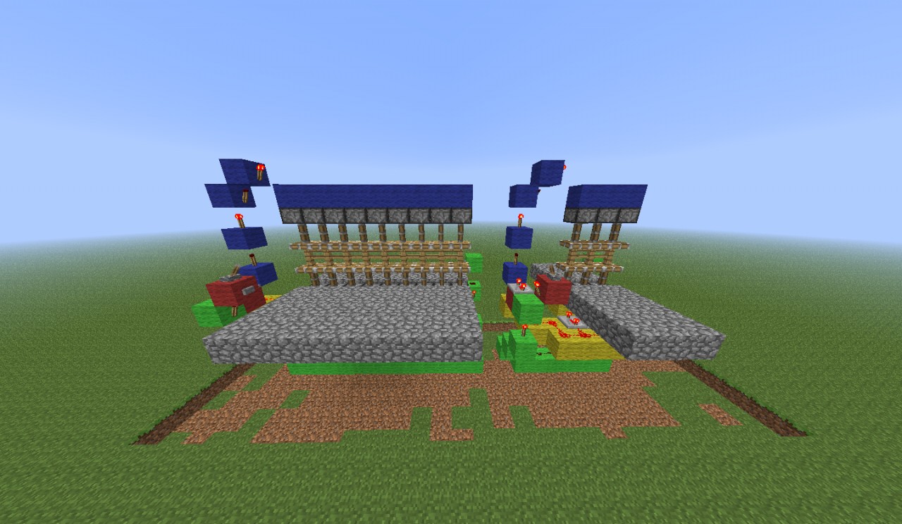 Redstone Piston Gate Minecraft Map