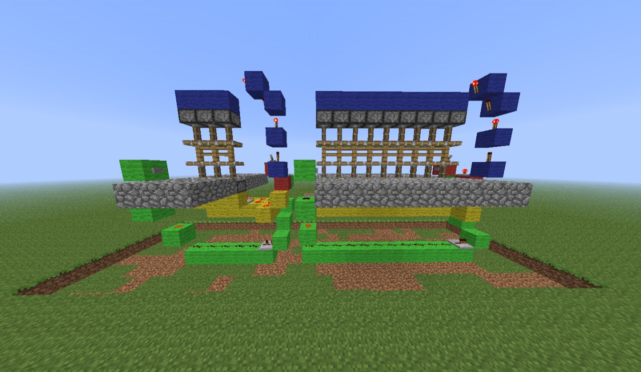 Redstone Piston Gate Minecraft Map