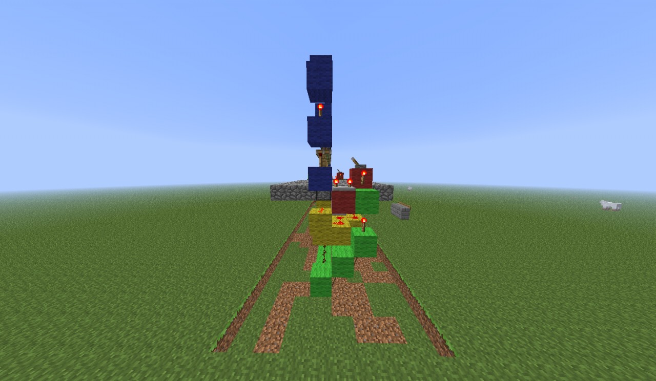 Redstone Piston Gate Minecraft Map