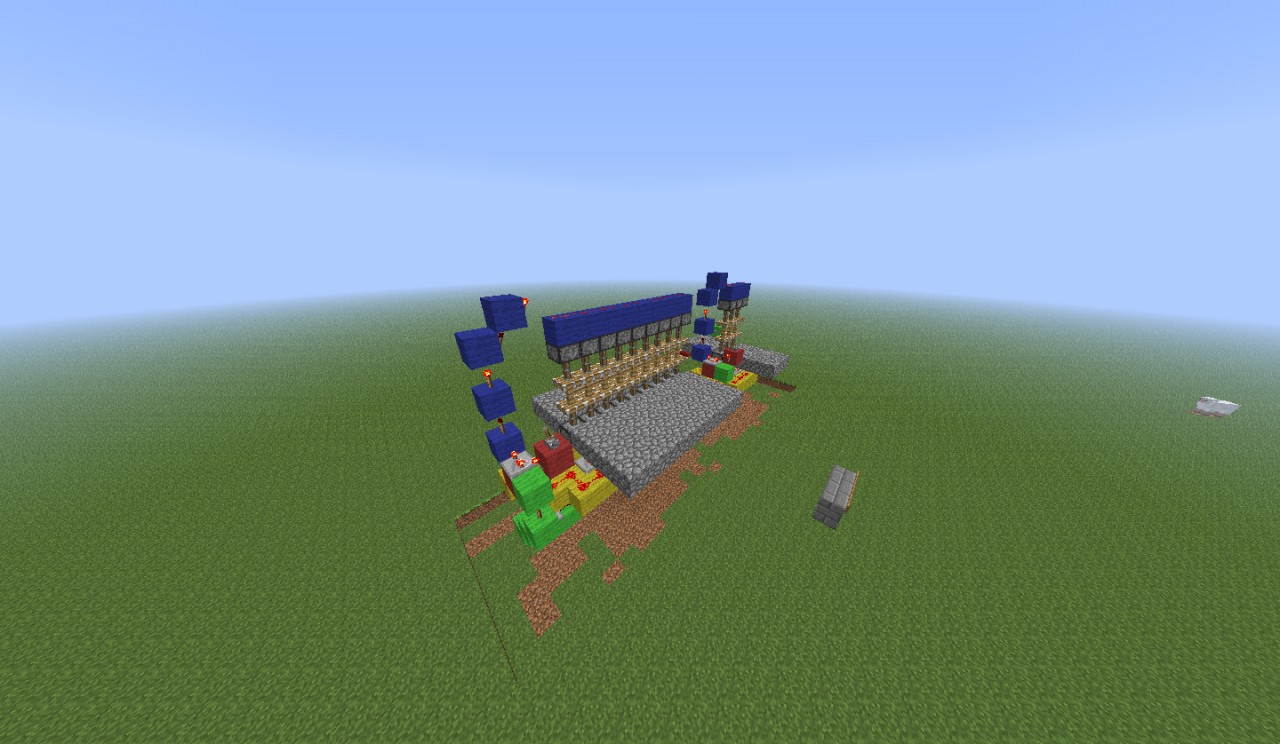 Redstone Piston Gate Minecraft Map
