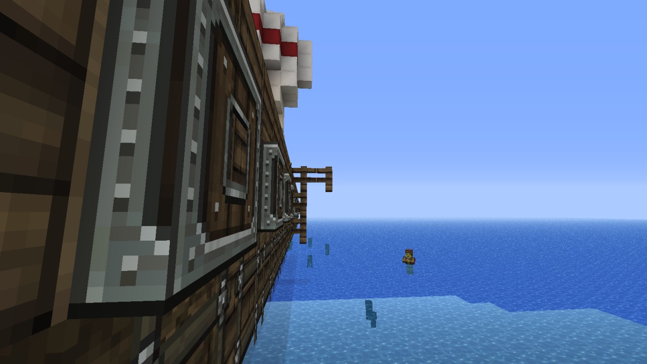 ship under attack Minecraft Map