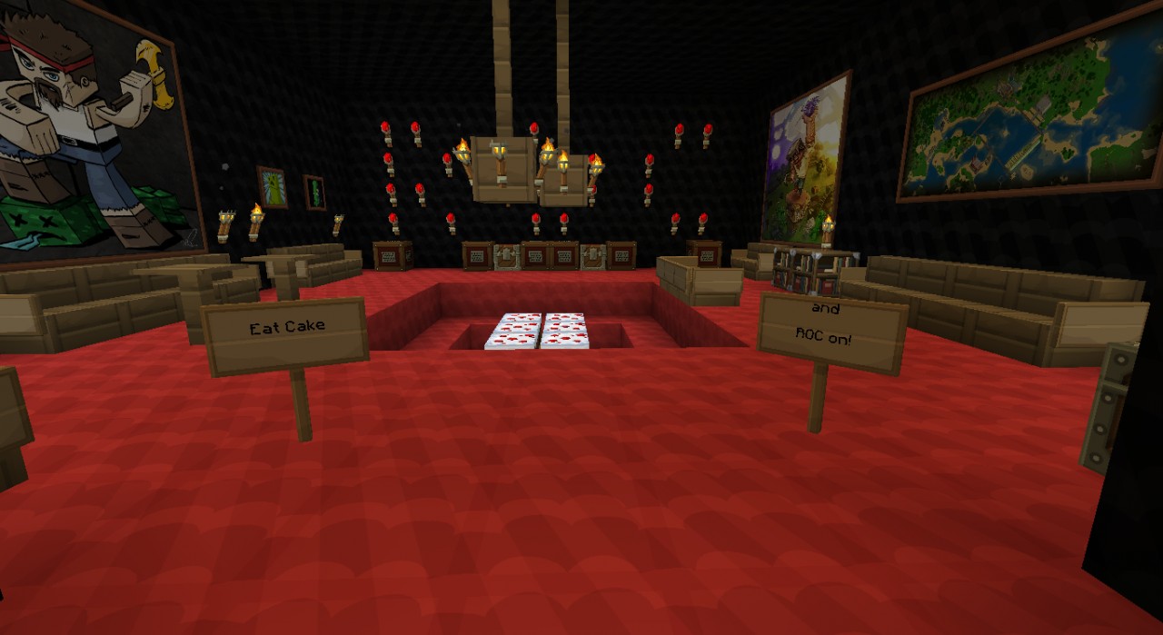 ROC celebration room Minecraft Map