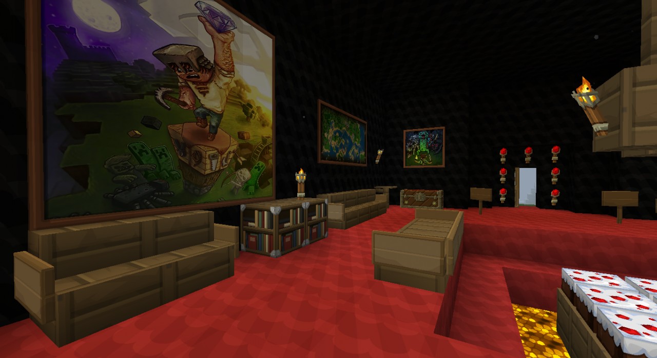 ROC celebration room Minecraft Map