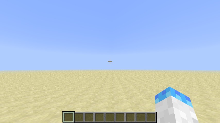Flat Sandstone Map Minecraft Map