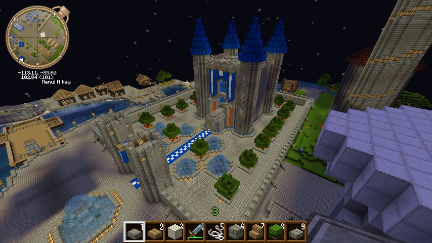 My creative server city Minecraft Map