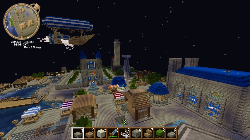 My creative server city Minecraft Map
