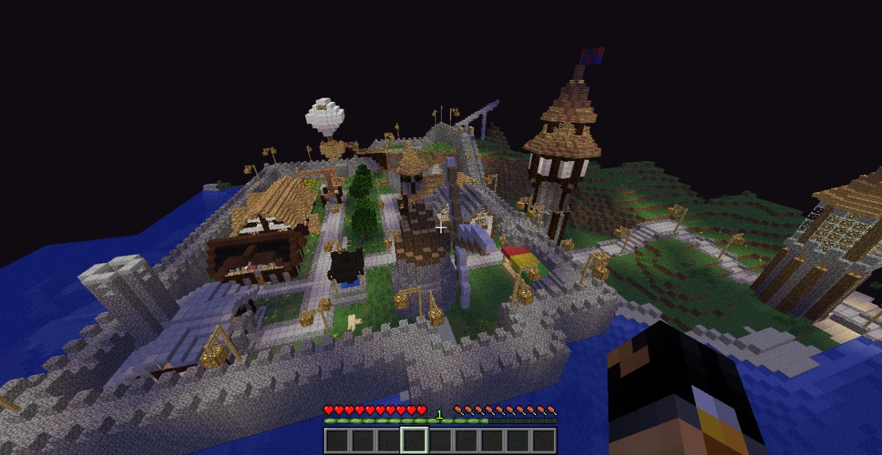 Town on a island Minecraft Map