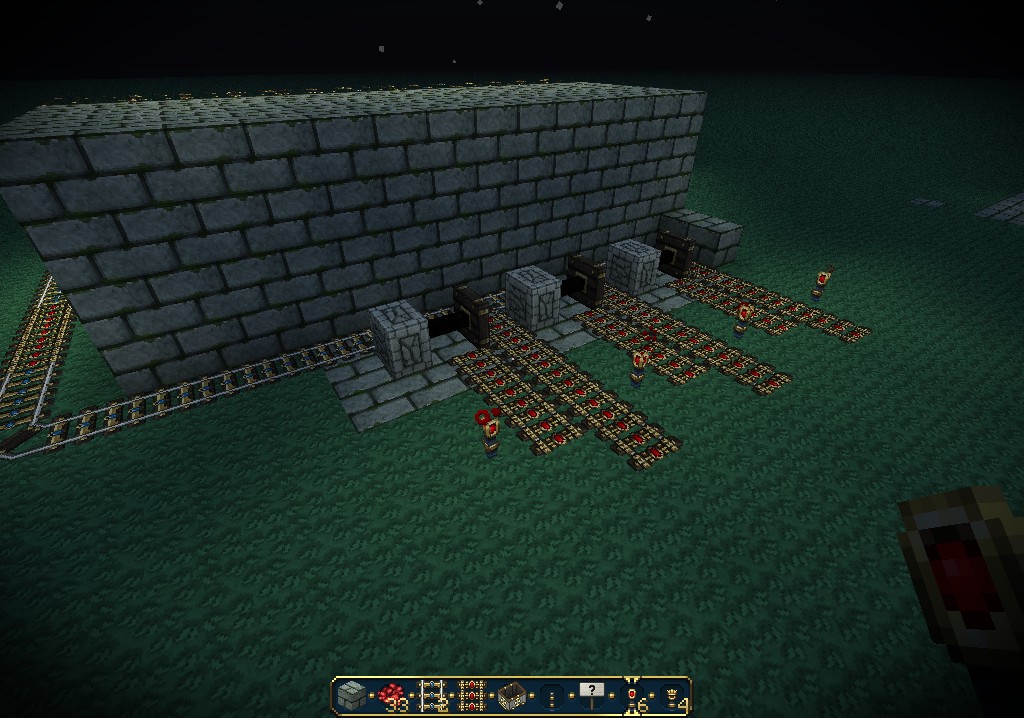 Minecart piston rail switch Minecraft Map