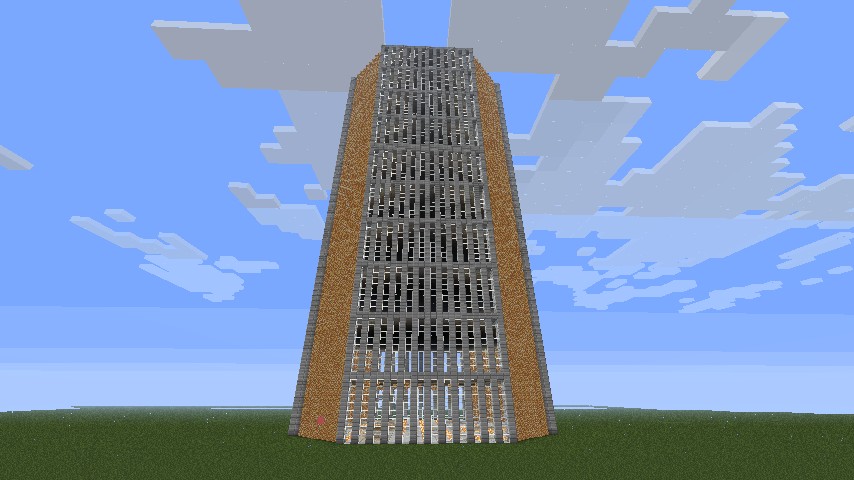 My First Sky Scraper Minecraft Map