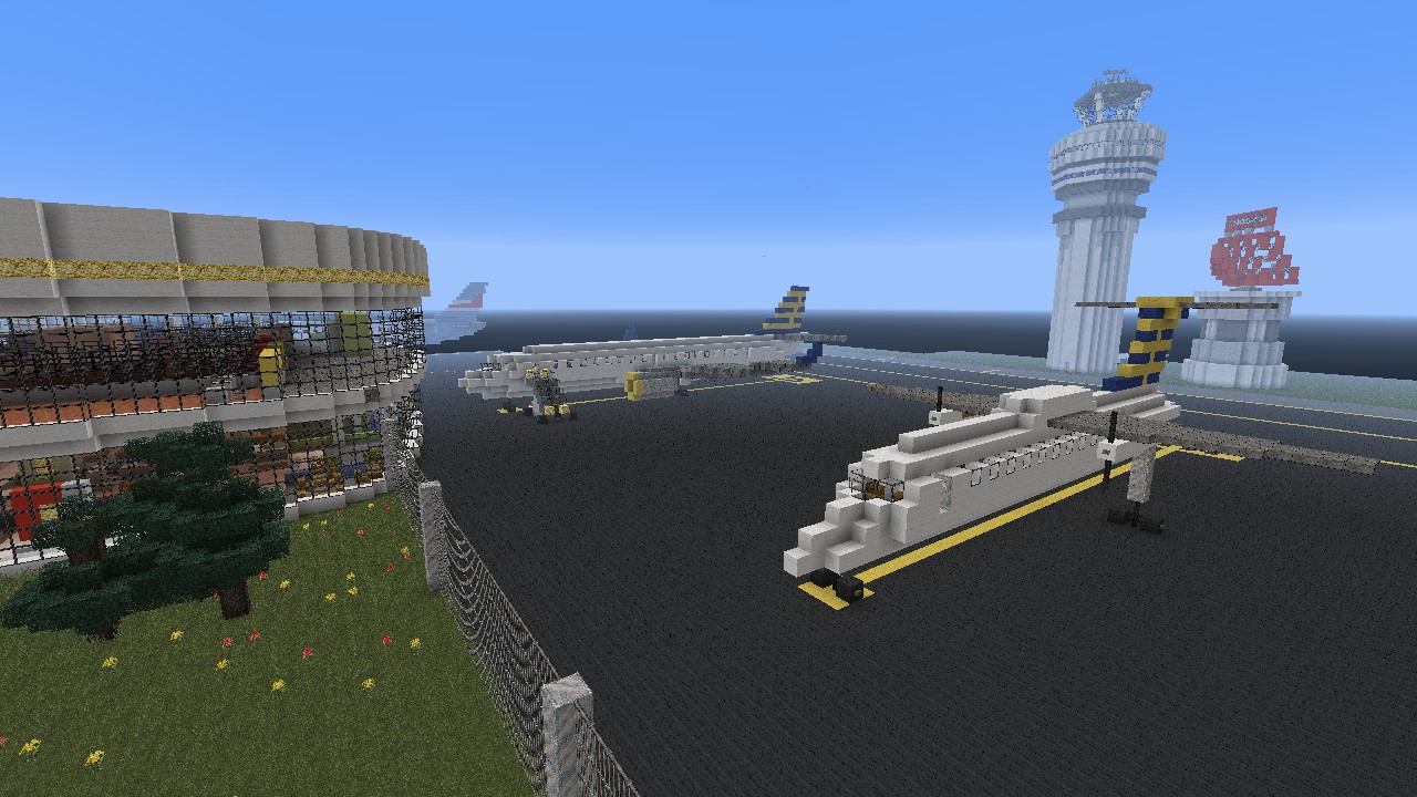 Largest Realistic Airport in Minecraft Minecraft Map