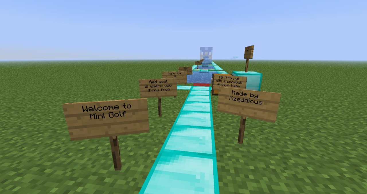 Mini Golf Minecraft Map
