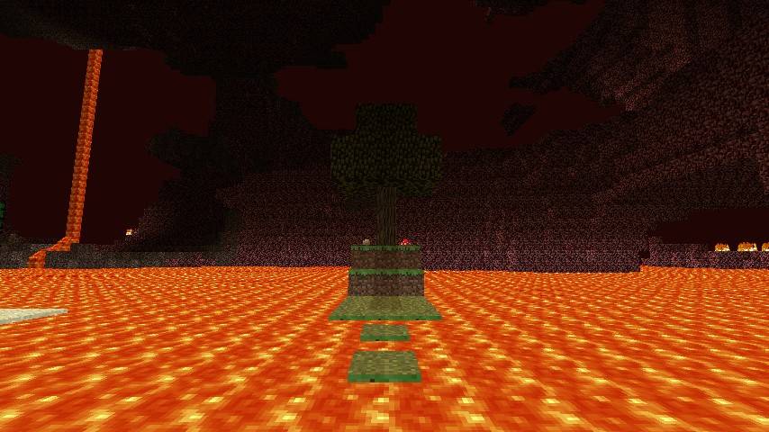 Lonely Island (Nether Island Survival) Minecraft Map