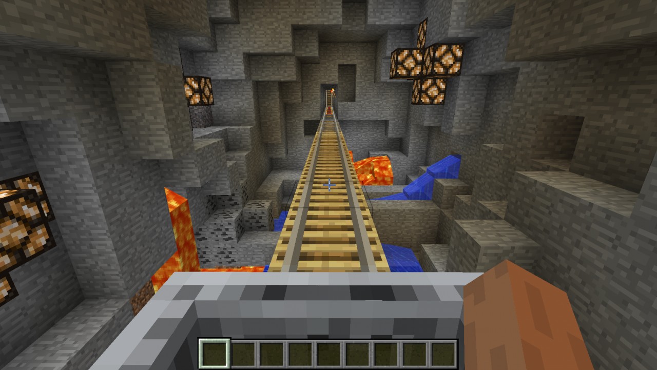 Huge Roller Coaster Minecraft Map