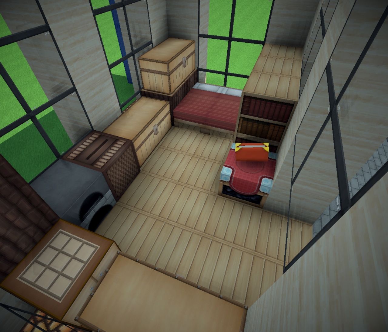 Modern house path with Tram rail and city road! :) Minecraft Map