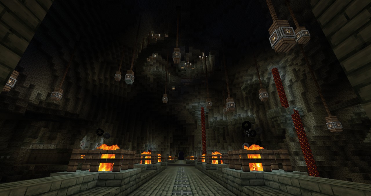 Dwarven city-underground city Minecraft Map