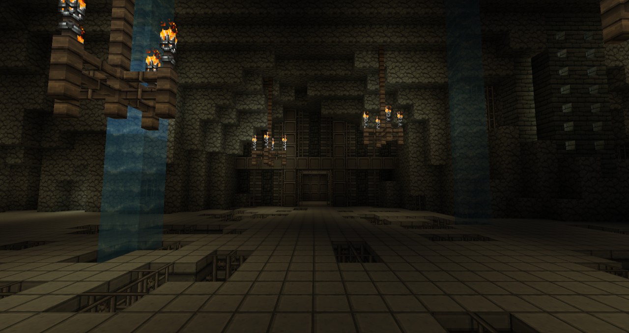 Dwarven city-underground city Minecraft Map